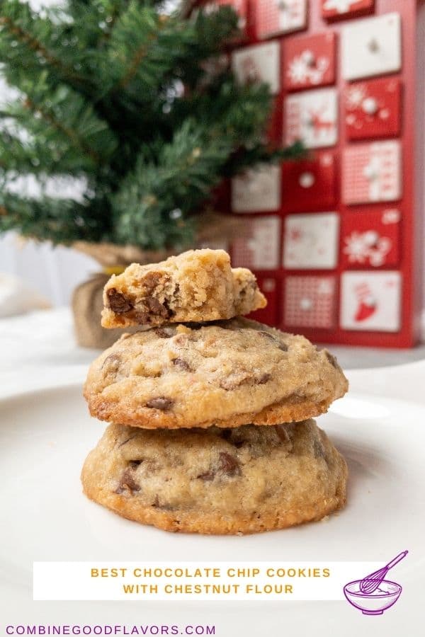 Chocolate Chip Cookies with Chestnut Flour