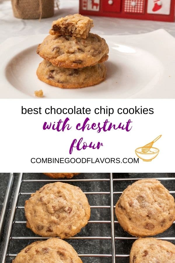 Chocolate Chip Cookies with Chestnut Flour