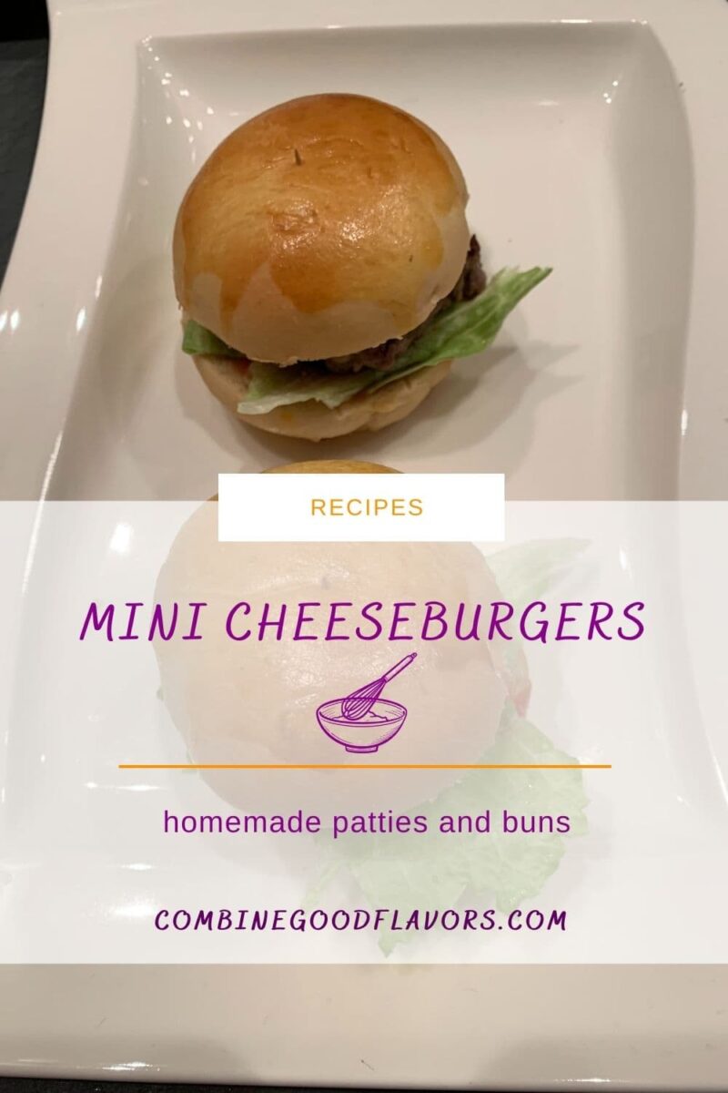 Delicious homemade mini cheeseburger Recipe