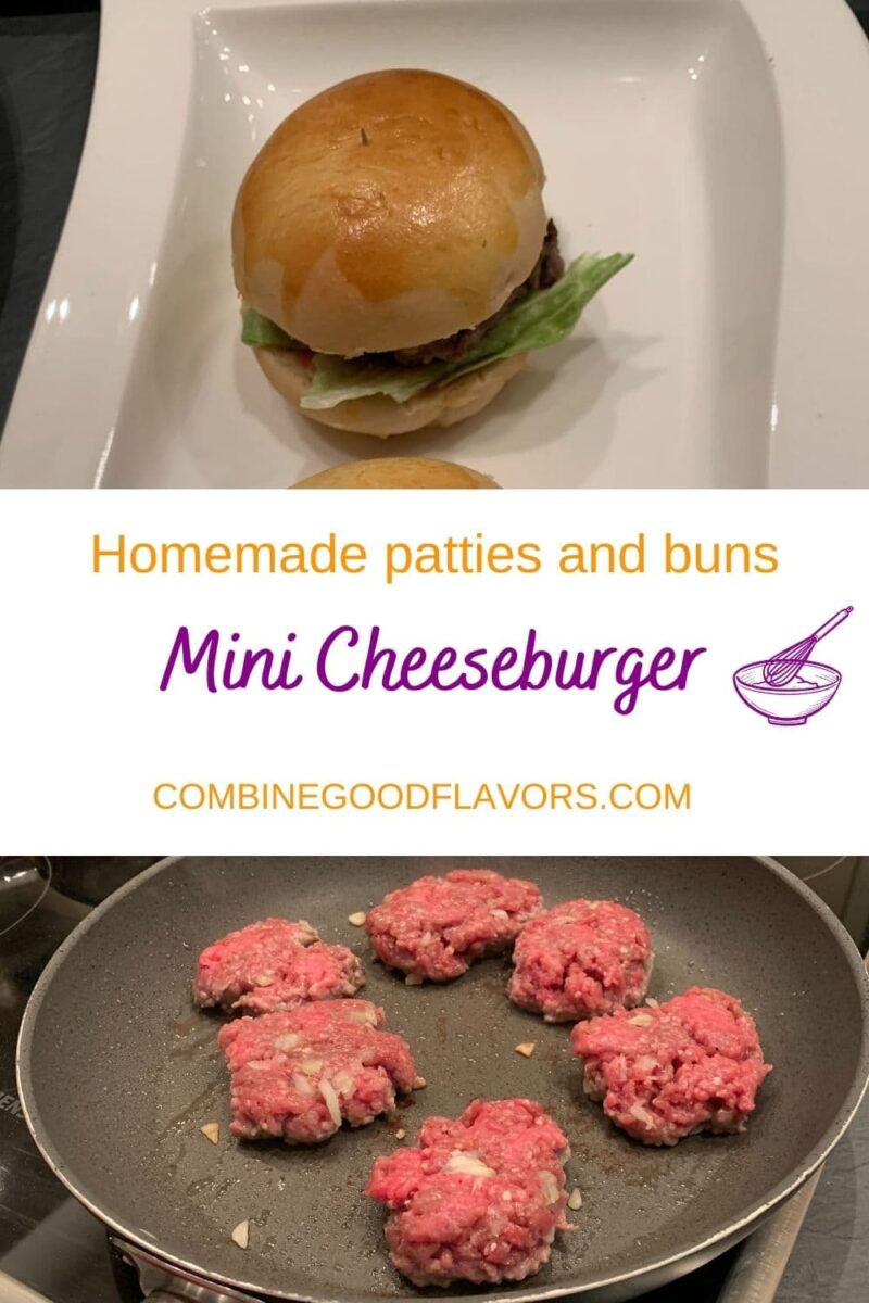 Delicious homemade mini cheeseburger Recipe