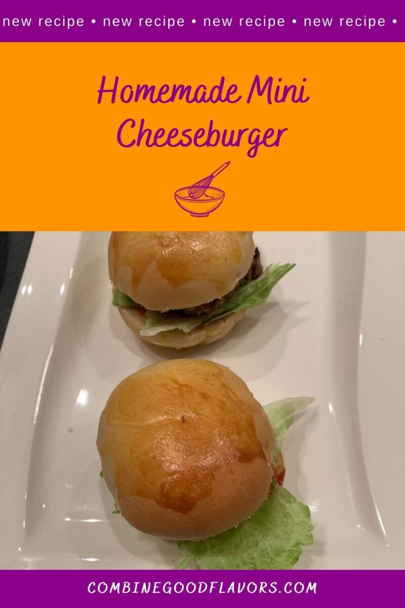 Delicious homemade mini cheeseburger Recipe