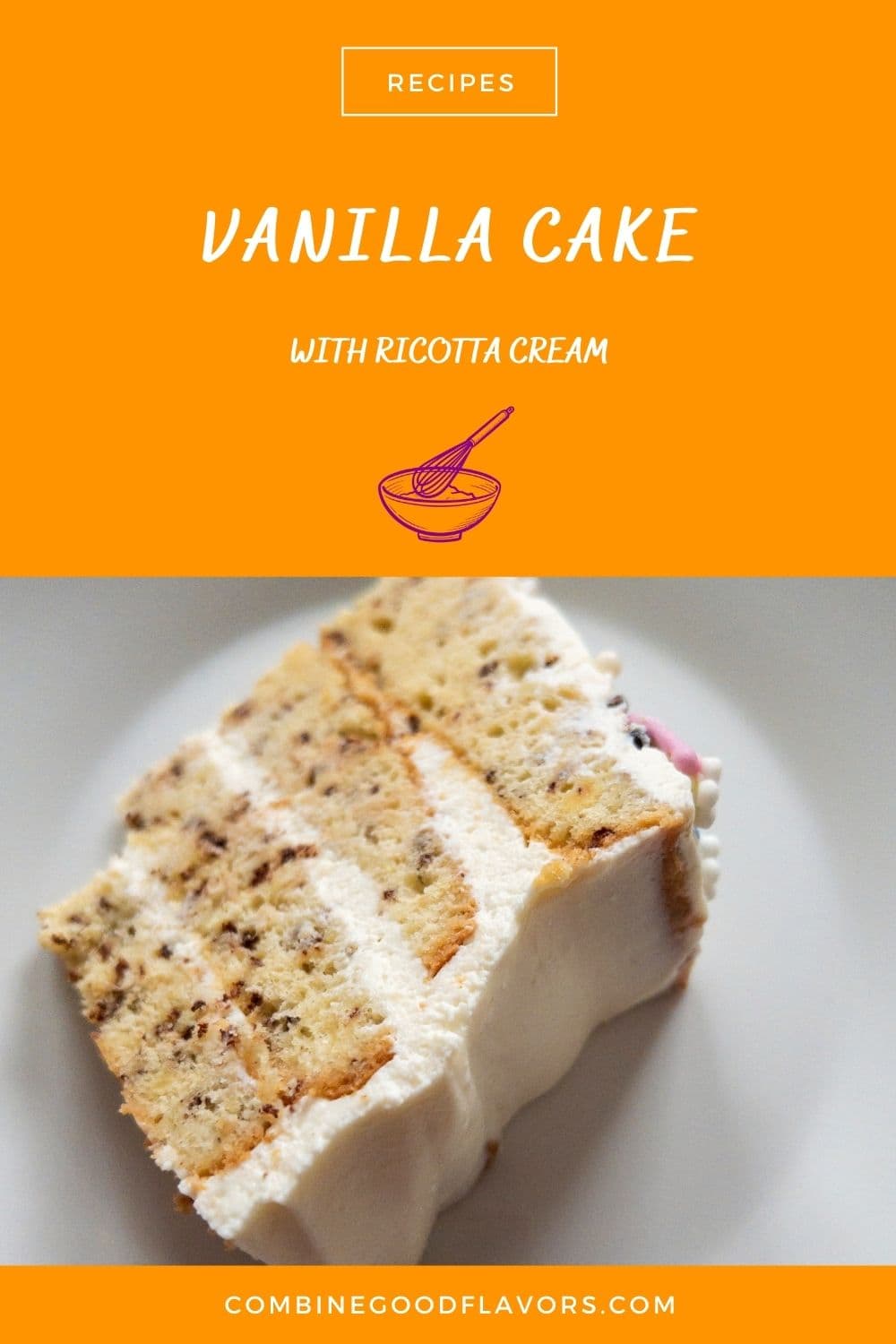 How to Make a Ricotta Vanilla Cream Cake