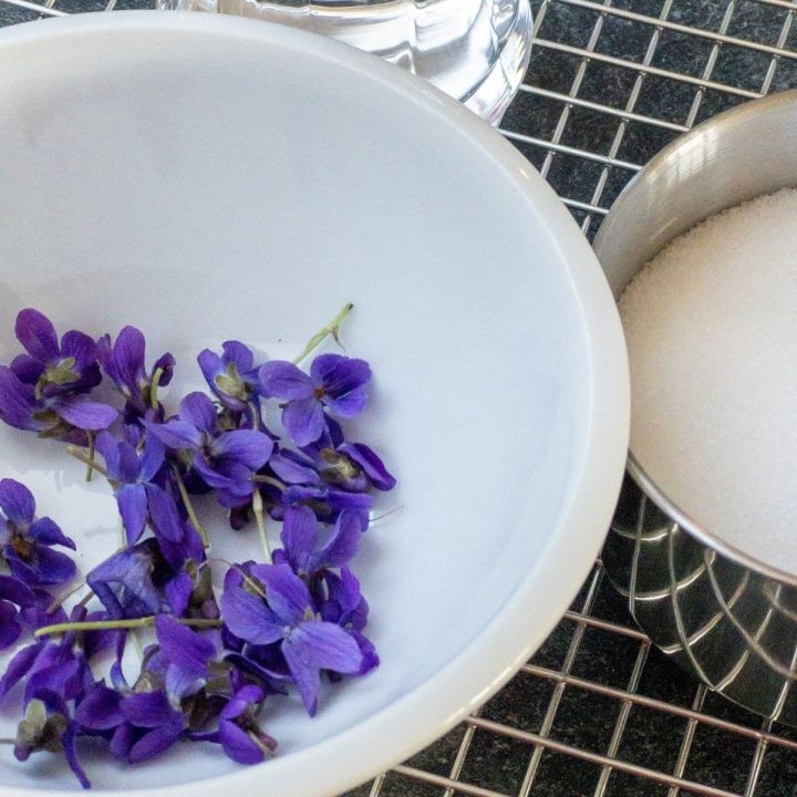 How to make Candied Violets