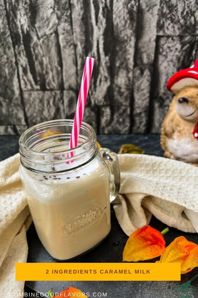 Homemade Caramel Milk {2 Ingredients}