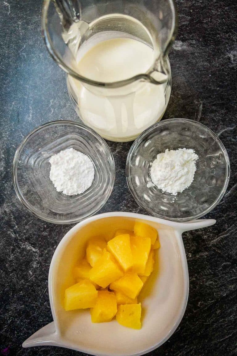 Easy Pineapple Dessert - combinegoodflavors.com - no-bake