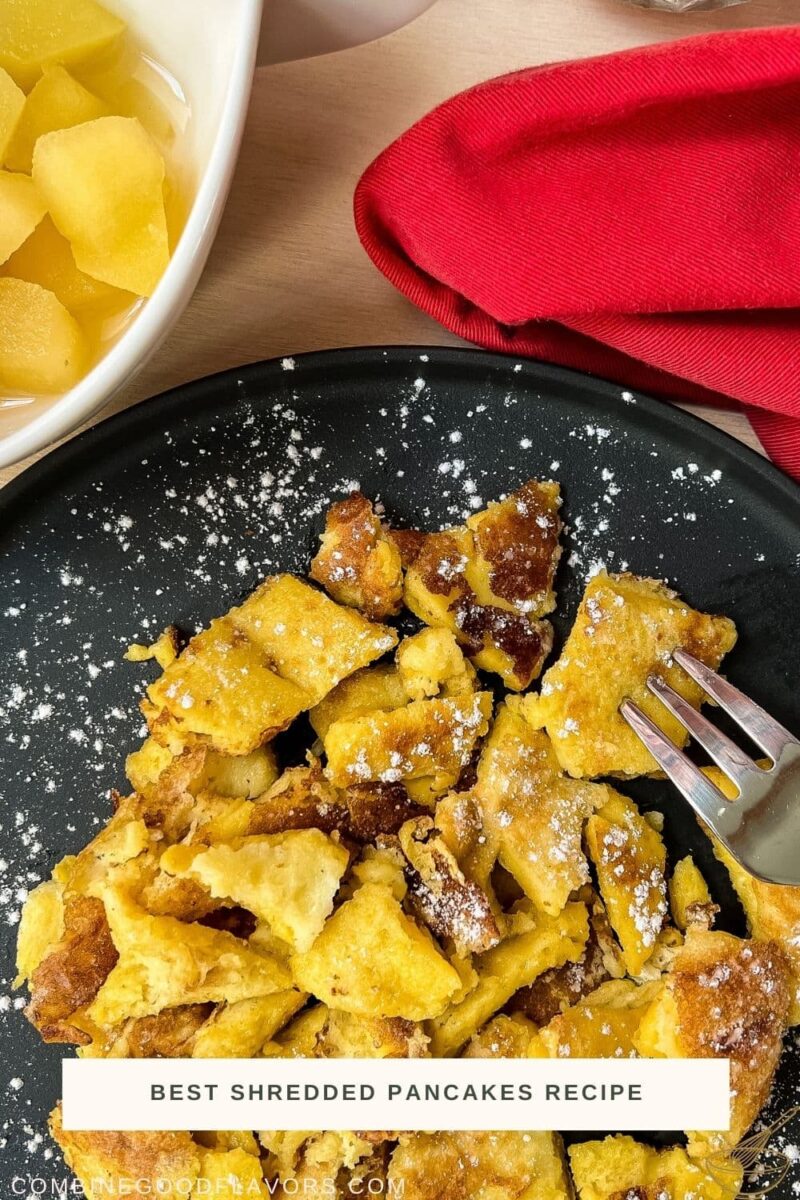 Austrian Kaiserschmarrn {torn pancakes}