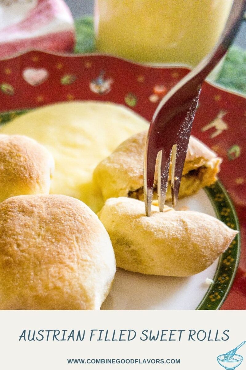 Buchteln Austrian Filled Sweet Rolls - combinegoodflavors.com