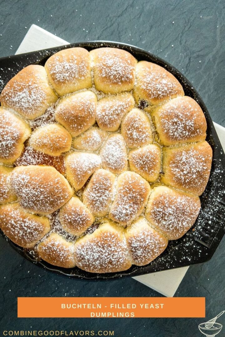 Buchteln Austrian Filled Sweet Rolls - combinegoodflavors.com