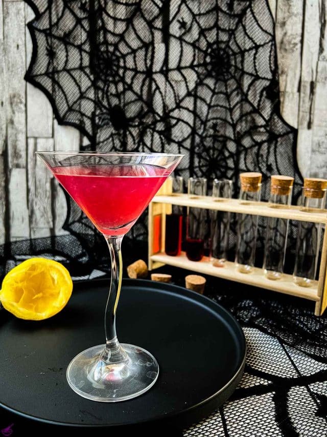 Red Halloween Cocktail