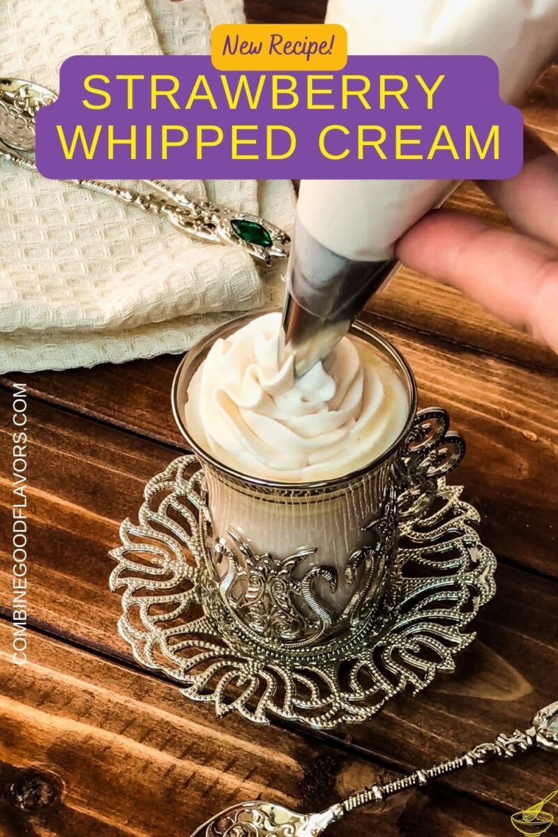 Strawberry Flavored Whipped Cream