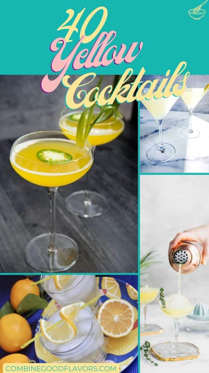 Yummy 40 Yellow-Colored Cocktail and Drink Recipes