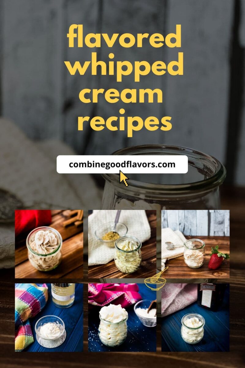 Oh, So Yummy Flavored Whipped Cream Recipes