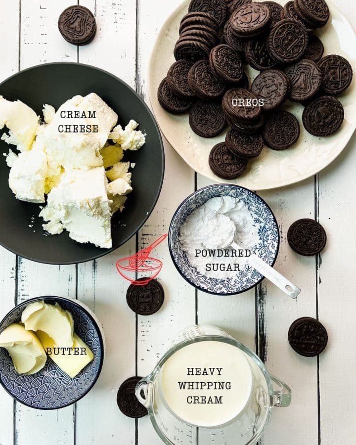 Easy Mini 5-Ingredient No-Bake Oreo Cheesecake