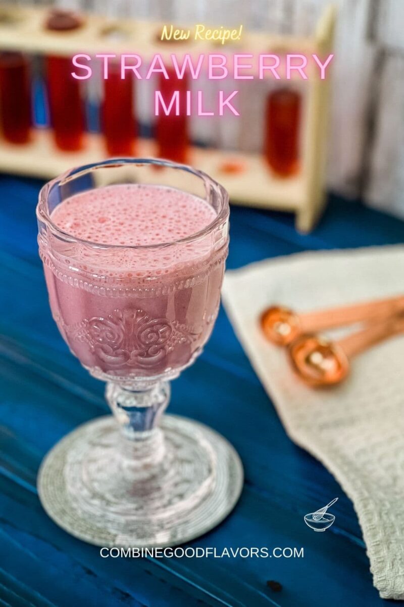 Delicious Strawberry Milk with Only Four Ingredients
