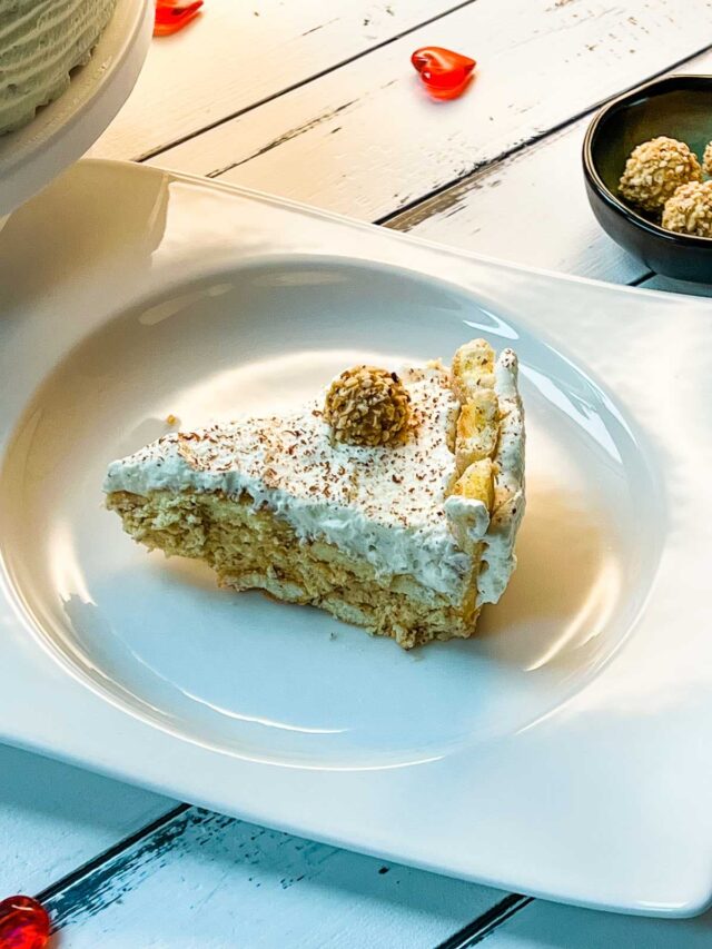 Delicious Almond Cream Cake