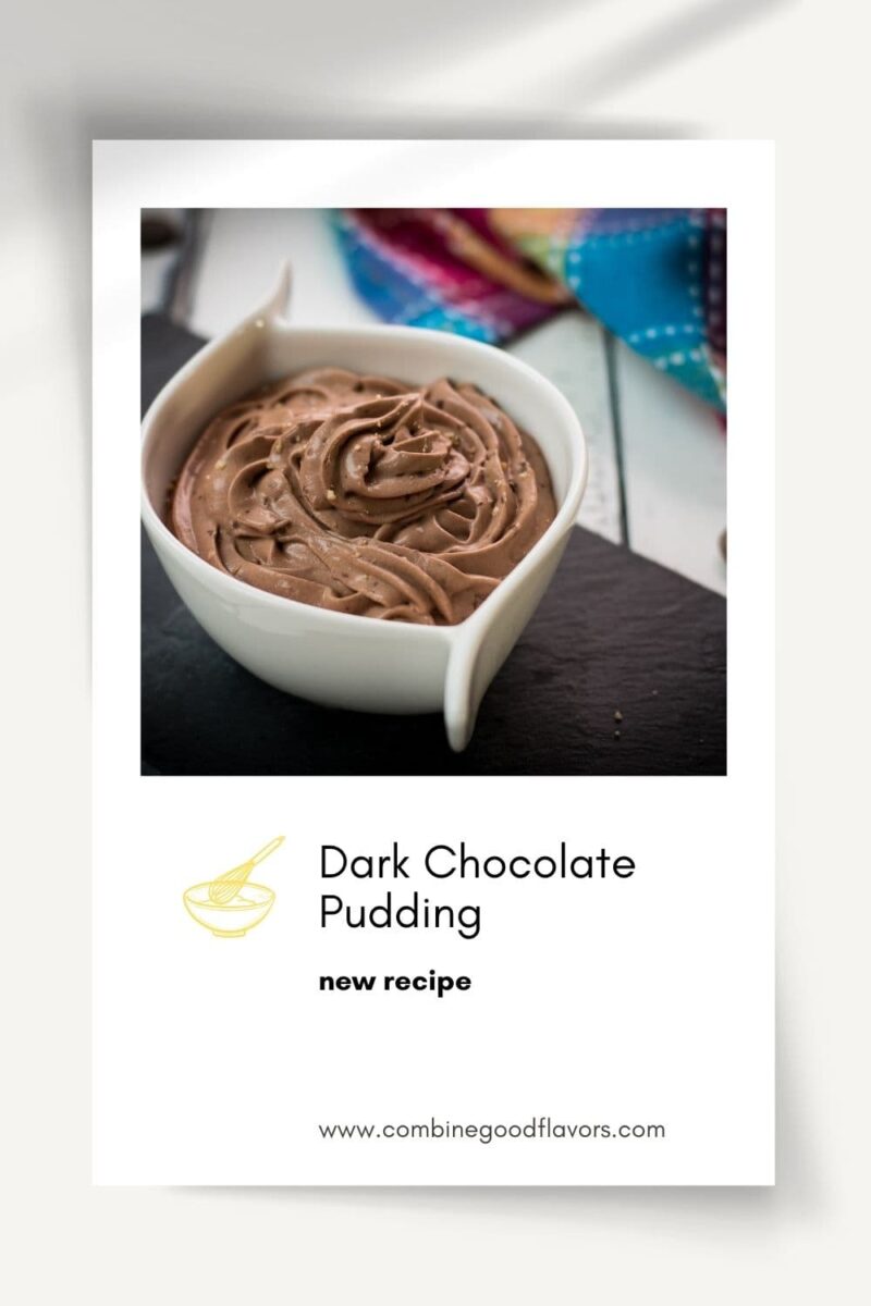 Homemade Dark Chocolate Pudding