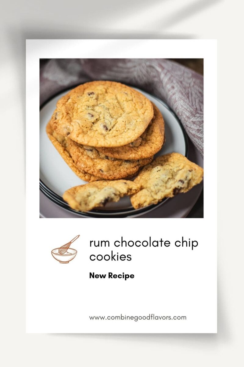 Rum Chocolate Chip Cookies