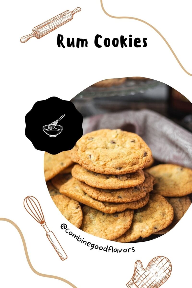 Rum Chocolate Chip Cookies