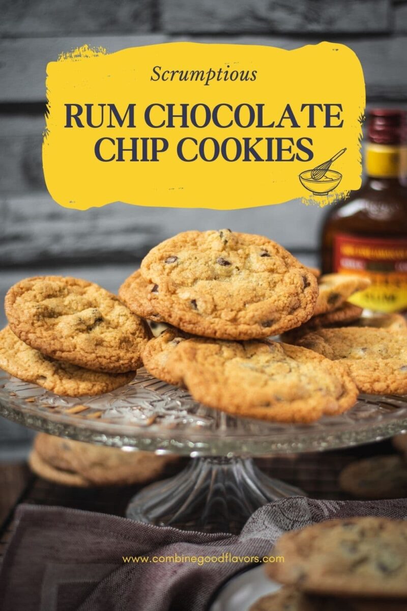 Rum Chocolate Chip Cookies