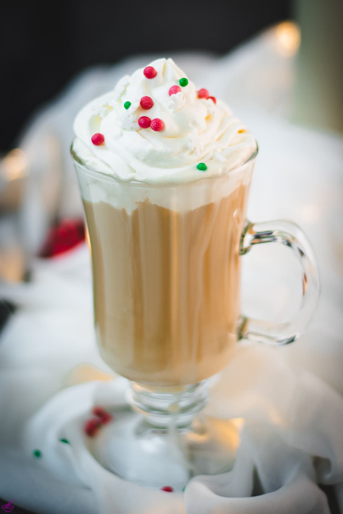 Christmas Coffee with Homemade Christmas Creamer