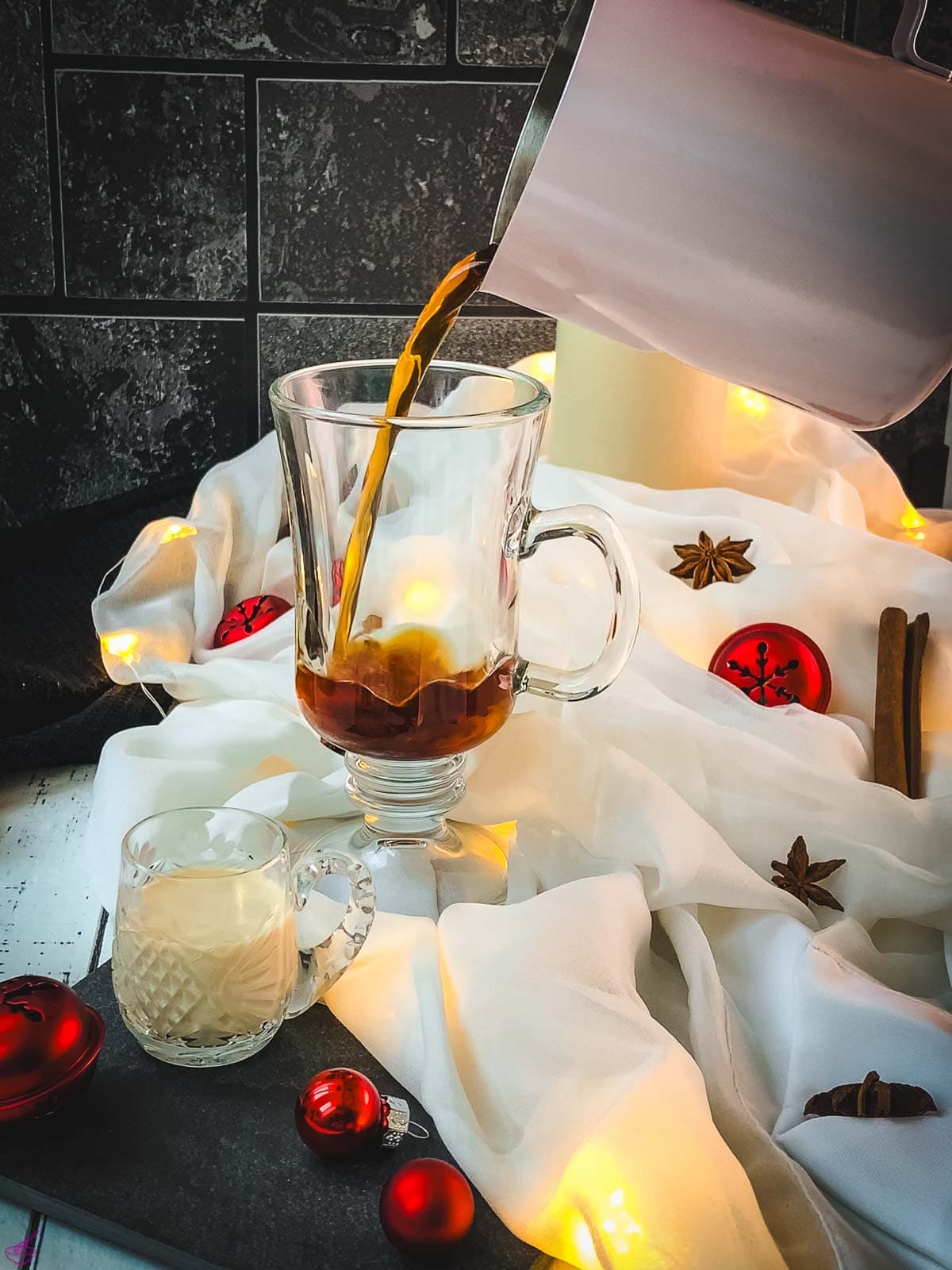 Christmas Coffee with Homemade Christmas Creamer