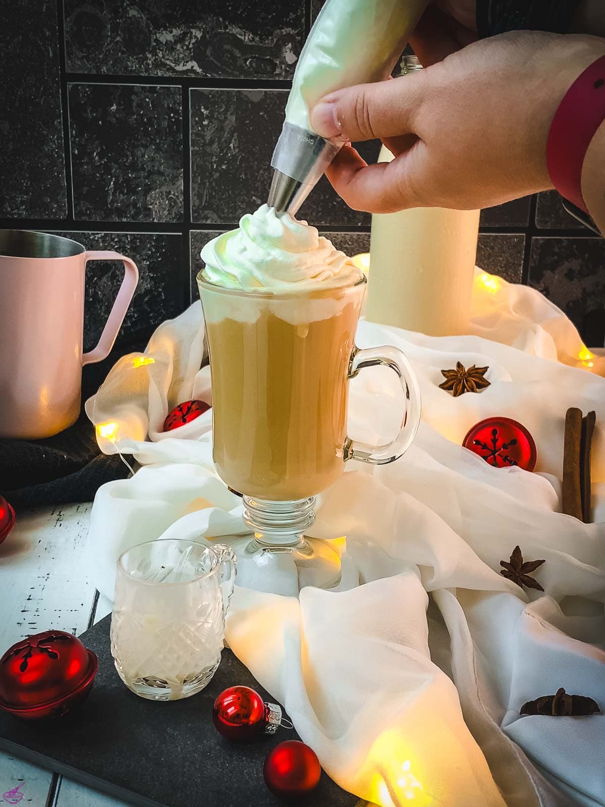 Christmas Coffee with Homemade Christmas Creamer