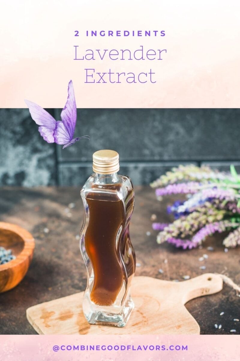 Homemade Lavender Extract {2 Ingredients}