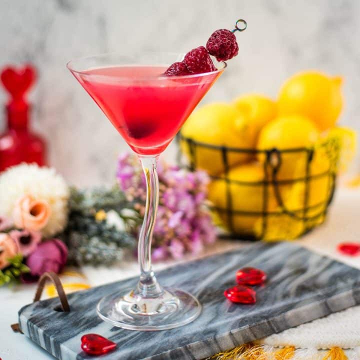Raspberry Lemon Drop Martini Recipe