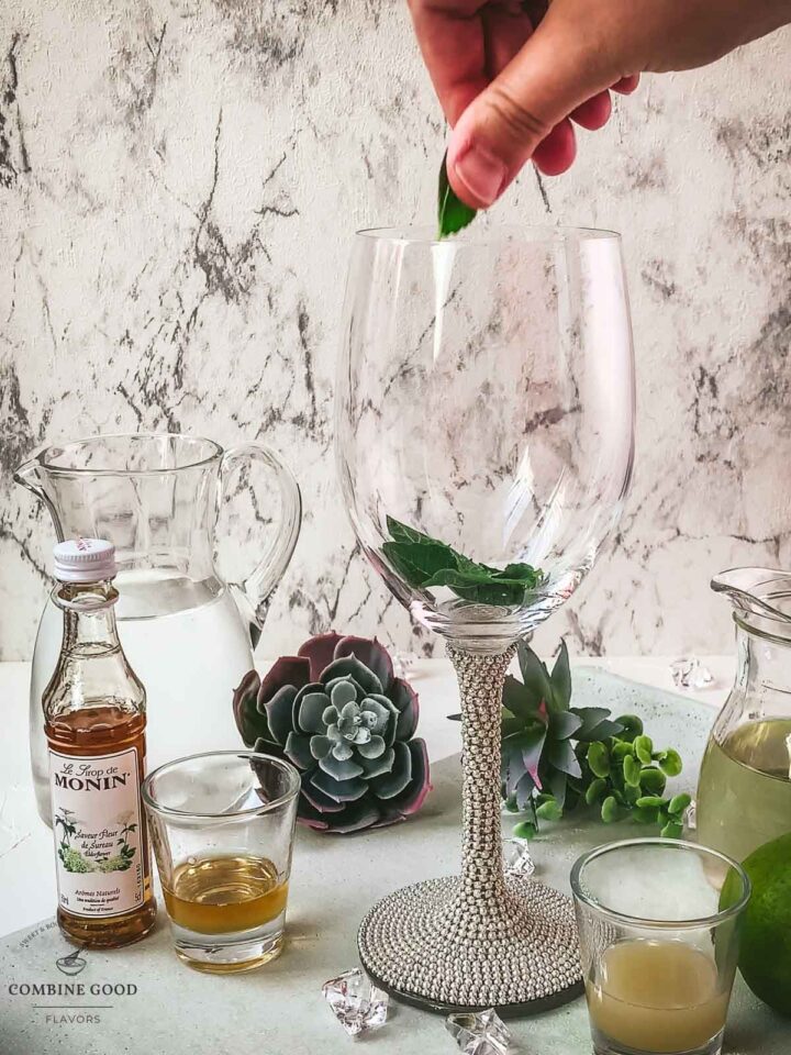White Wine Hugo Spritz Cocktail Recipe