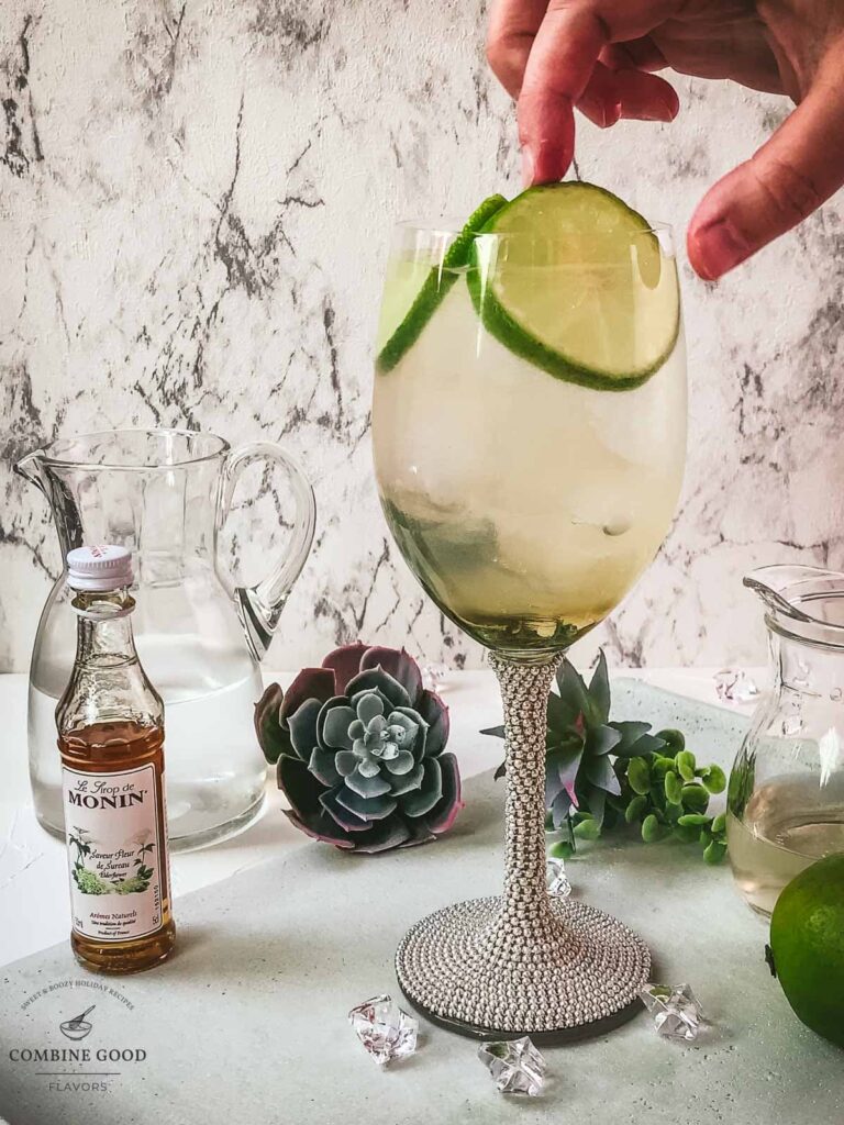 White Wine Hugo Spritz Cocktail Recipe