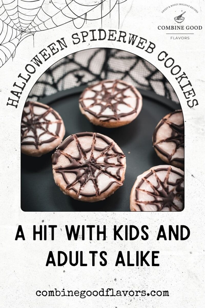 Hauntingly Delicious Spiderweb Cookies