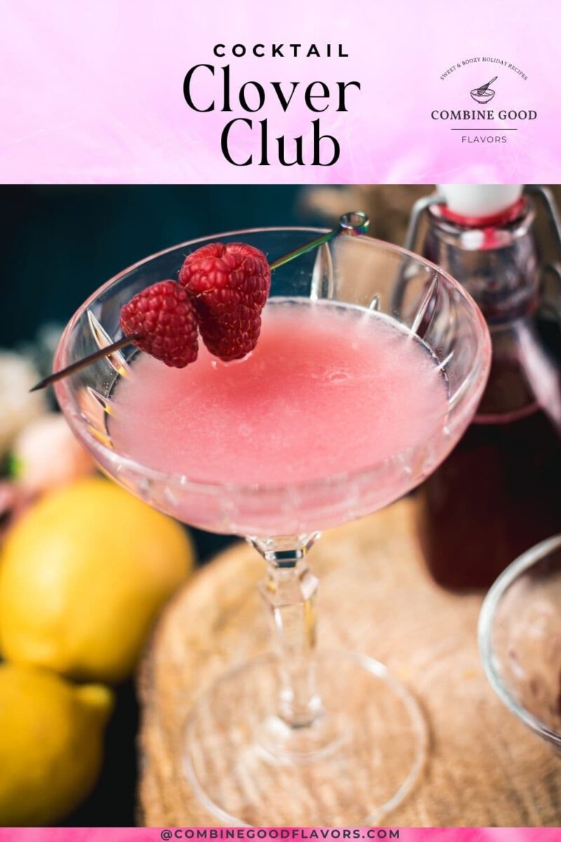 How to make a Classic Clover Club Cocktail