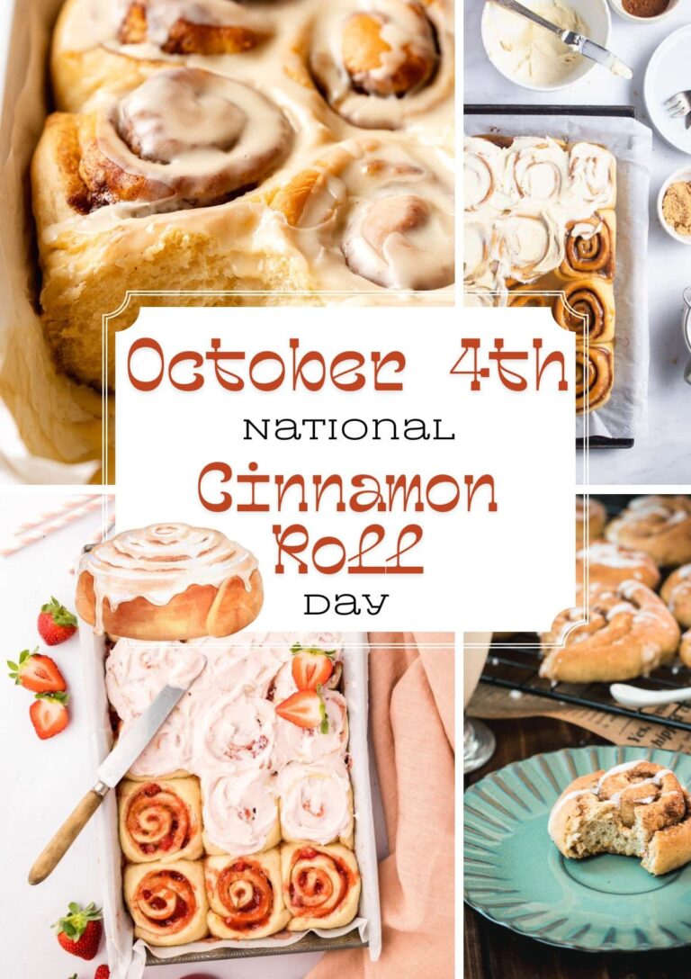 National Cinnamon Roll Day {October 4th}