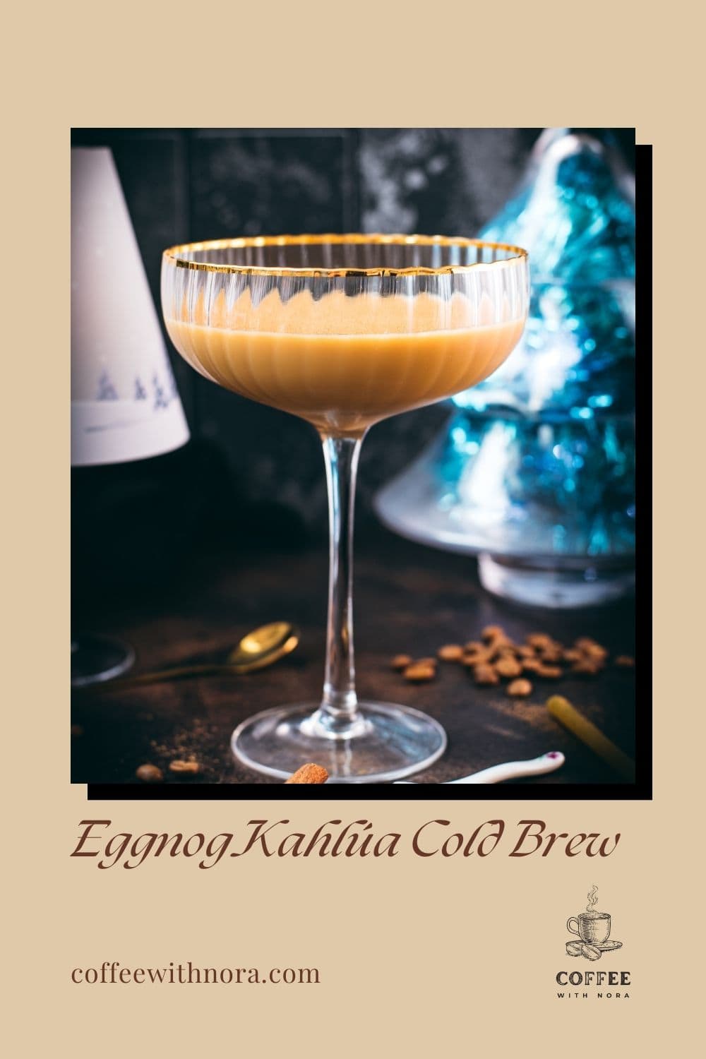 Eggnog and Kahlúa Cocktail for Two
