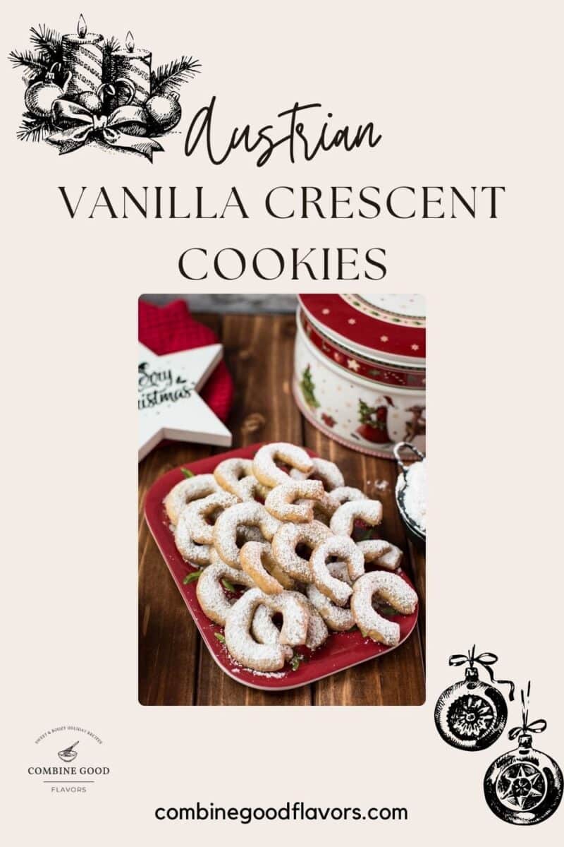 Austrian Vanilla Crescent Cookies