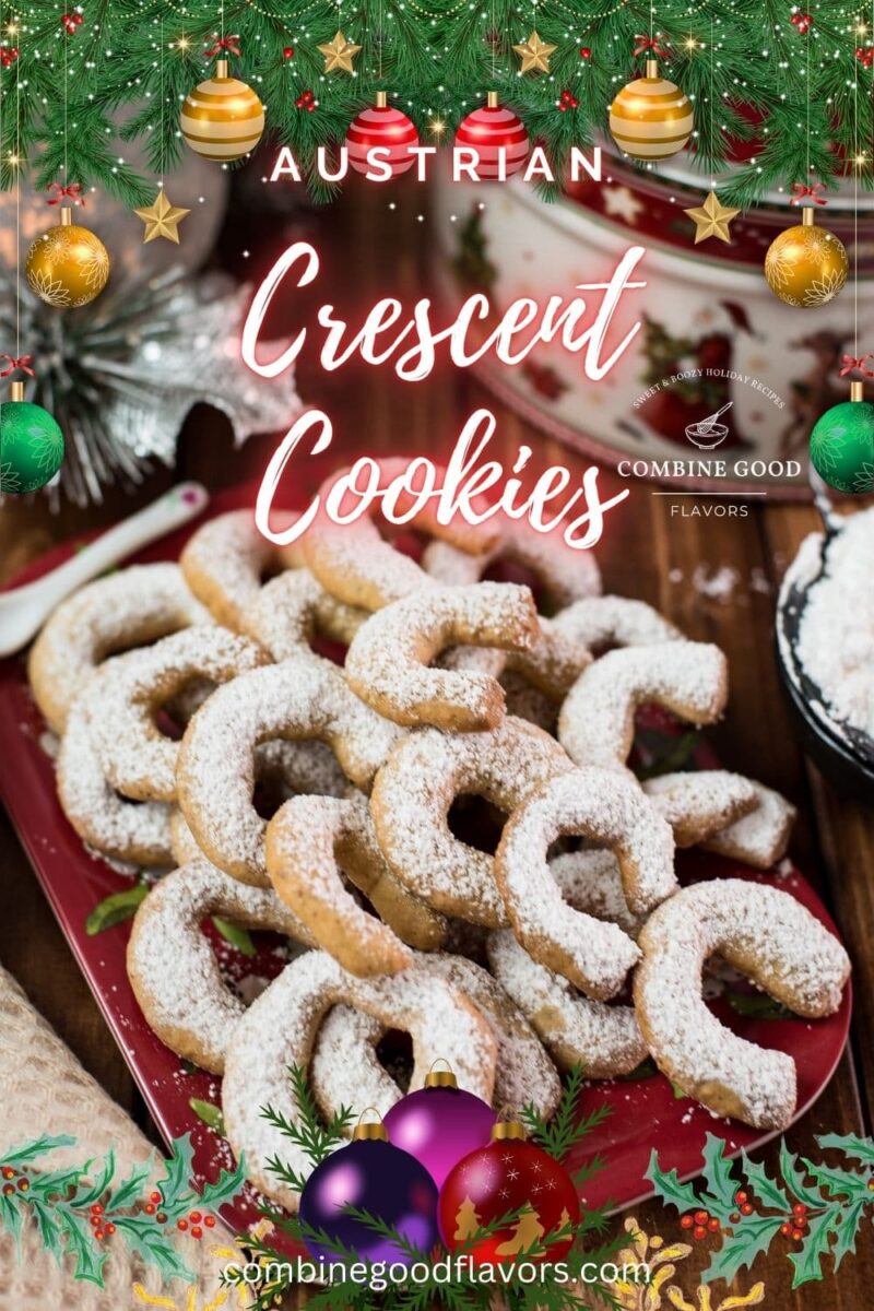 Austrian Vanilla Crescent Cookies