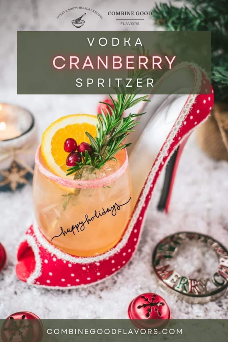 Cranberry Vodka Spritzer