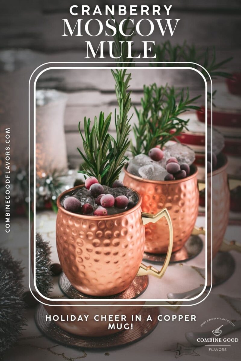 Cranberry Moscow Mule Drink