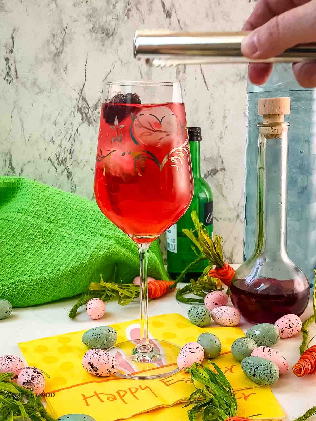 Berry Wine Spritzer
