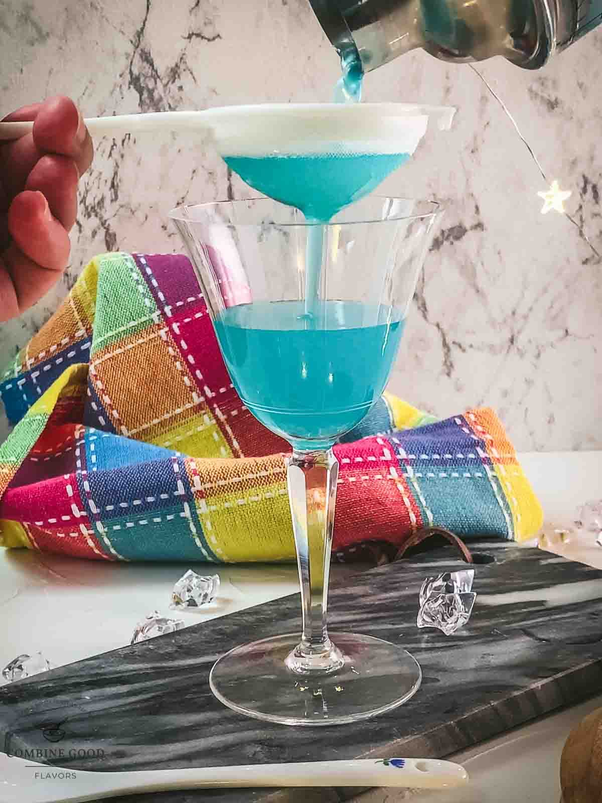 Blue Lady Cocktail