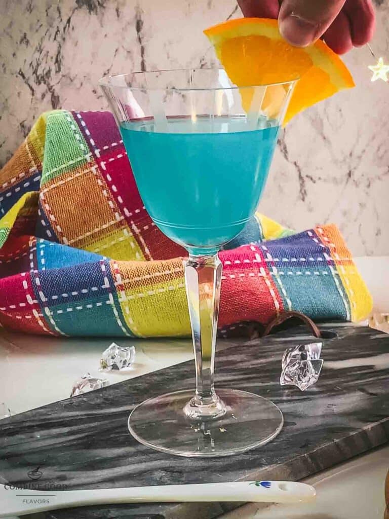 Blue Lady Cocktail
